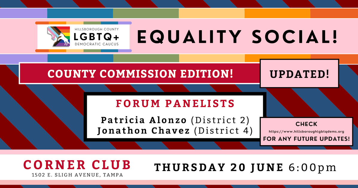 June Equality Social: County Commission Edition! · Hillsborough County DEC